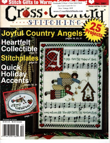 CROSS COUNTRY STITCHING MAGAZINE December 2001