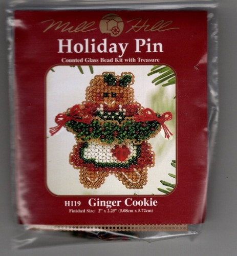 Mill Hill GINGER COOKIE Holiday Pin