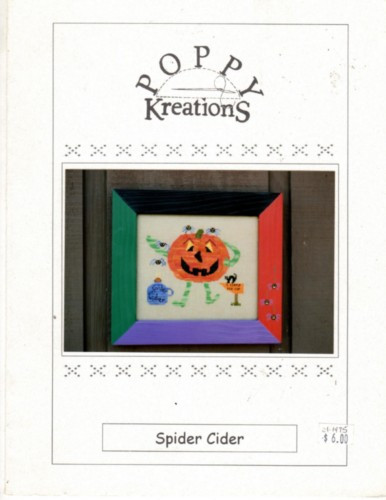Poppy Kreations SPIDER CIDER Halloween Pumpkin