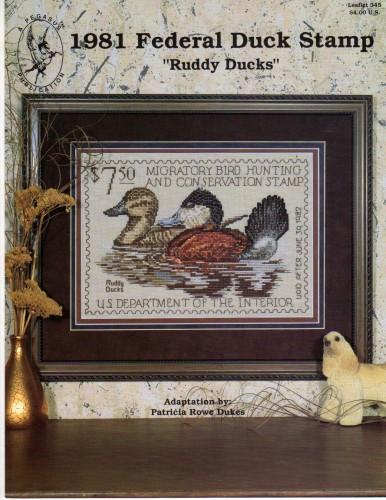Pegasus 1981 FEDERAL DUCK STAMP Ruddy Ducks