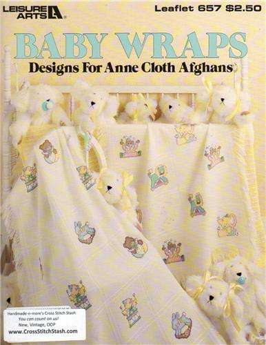 Leisure Arts BABY WRAPS Designs for Anne Cloth Afghans