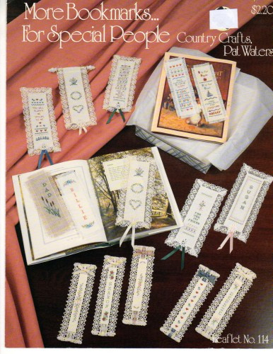 Country Crafts MORE BOOKMARKS for SPECIAL PEOPLE Pat Waters