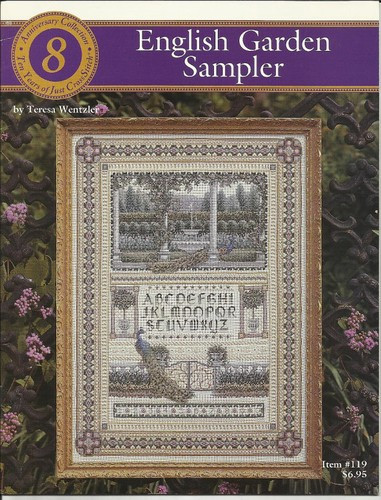 Just Cross Stitch ENGLISH GARDEN SAMPLER Teresa Wentzler