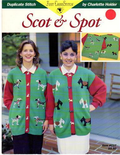 Just Cross Stitch SCOT & SPOT Dog Duplicate Stitch