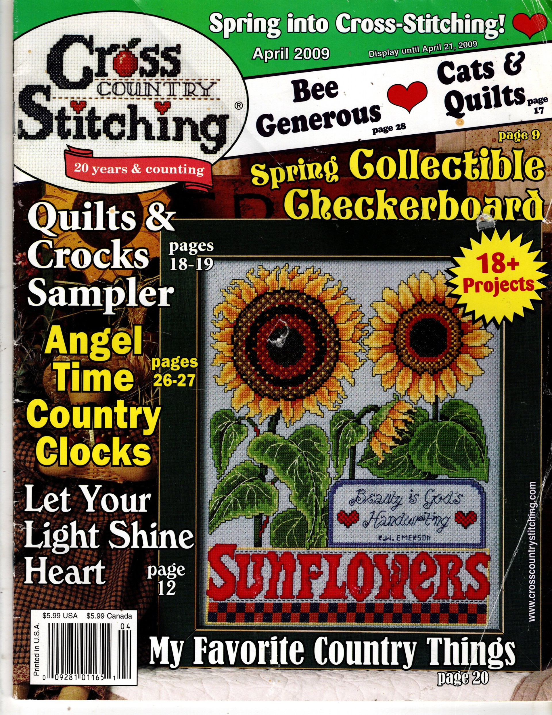 Cross Stitch Magazines - Cross Country Stitching - Page 1 - Cross ...