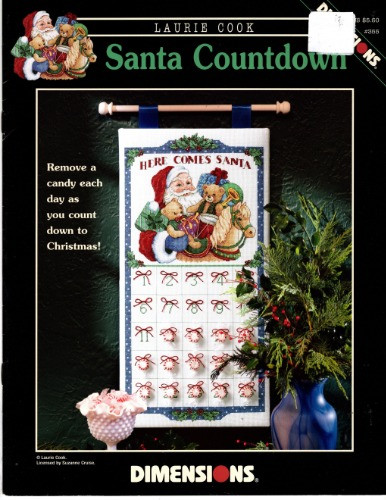 Dimensions SANTA COUNTDOWN Laurie Cook
