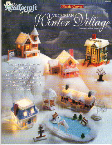 The Needlecraft Shop Plastic Canvas VICTORIAN WINTER VILLAGE