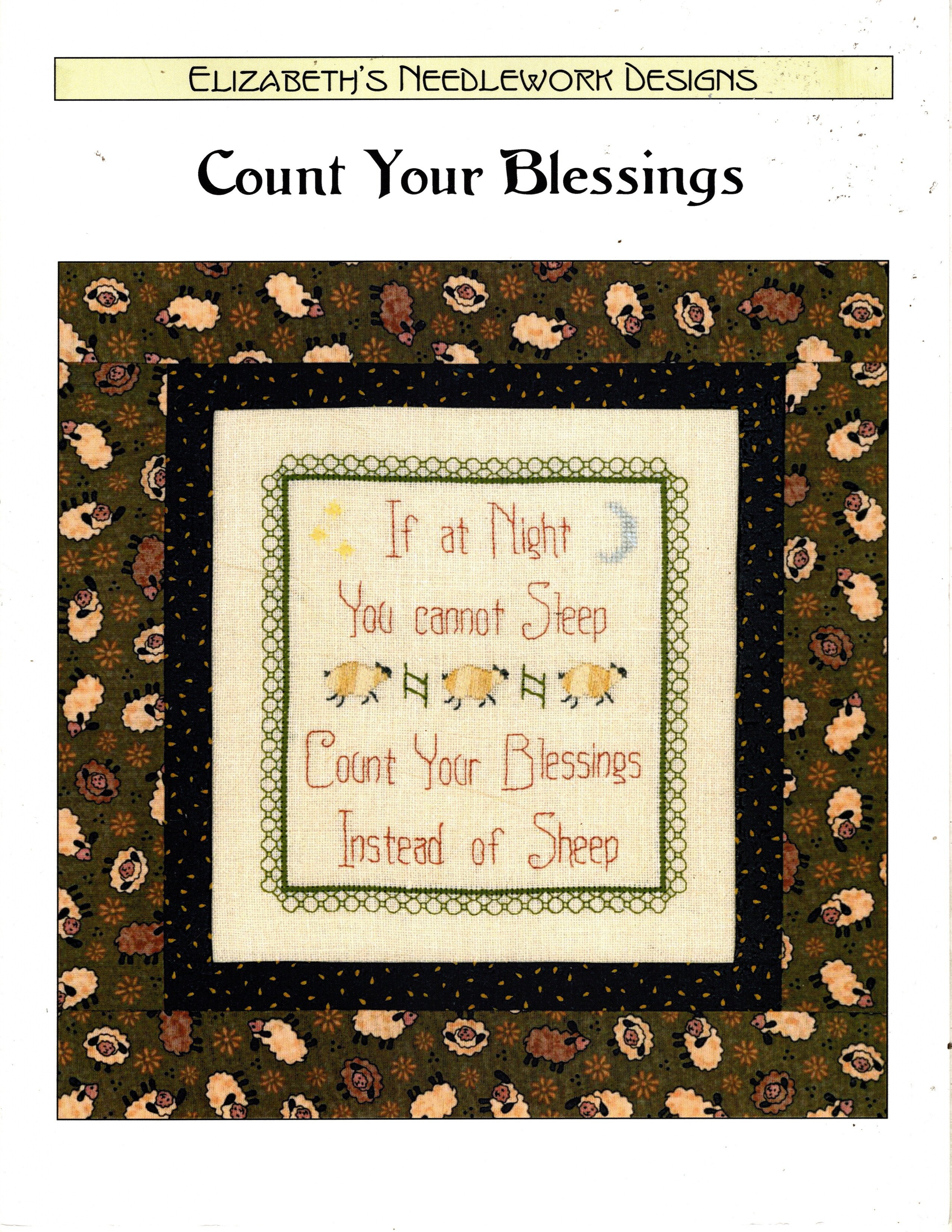 Elizabeth's Designs COUNT YOUR BLESSINGS