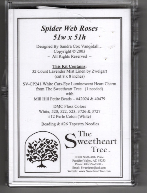 The Sweetheart Tree SPIDER WEB ROSES Kit