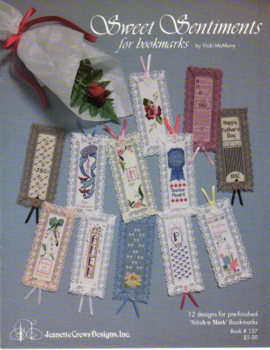 Jeanette Crews SWEET SENTIMENTS for BOOKMARKS