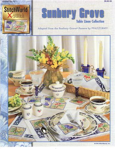 StitchWorld SUNBURY GROVE Pfaltzgraff Table Linen Collection