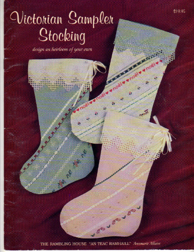 The Rambling House VICTORIAN SAMPLER STOCKING Annmarie Allaire