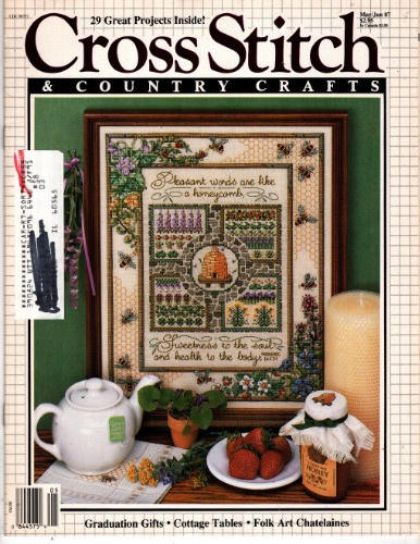 CROSS STITCH & COUNTRY CRAFTS MAGAZINE May/June 1987