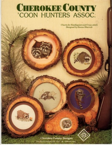 Cherokee County Designs COON HUNTERS ASSOC. Raccoon