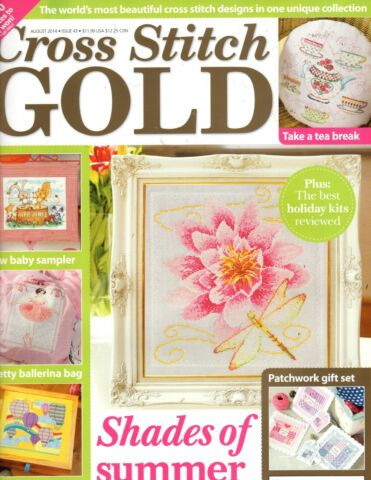 Issue #43 Cross Stitch Gold Magazine UK August 2014