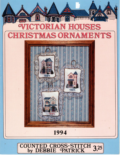 Debbie Patrick 1994 VICTORIAN HOUSES CHRISTMAS ORNAMENT