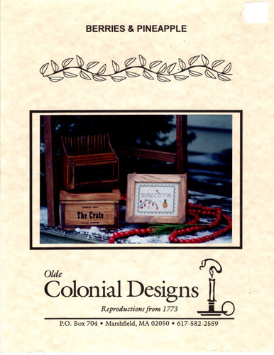 Olde Colonial Designs BERRIES AND PINEAPPLE