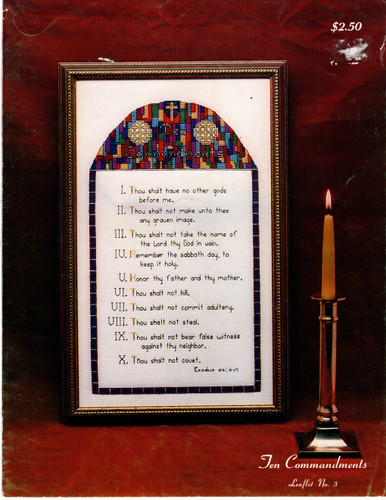 Creations by Christine The TEN COMMANDMENTS