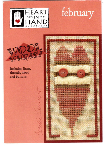 Heart in Hand WOOL WHIMSY February Heart Kit