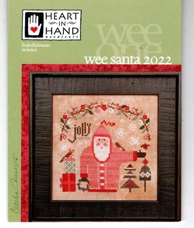 Heart in Hand WEE SANTA 2022 Wee One with embellishment pack