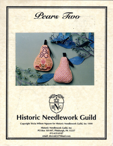 Historic Needlework Guild PEARS TWO