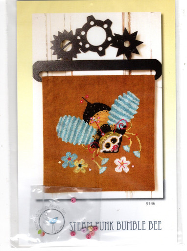 Sam Sarah Design Studio STEAM PUNK BUMBLE BEE with buttons