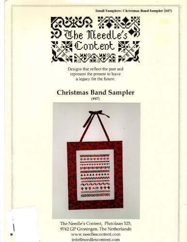The Needle's Content CHRISTMAS BAND SAMPLER