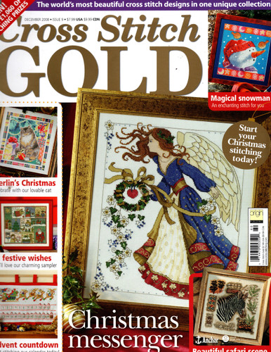 Issue #9 Cross Stitch Gold Magazine UK December 2008