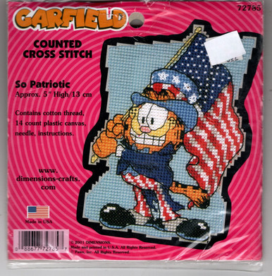 Dimensions GARFIELD SO PATRIOTIC Kit