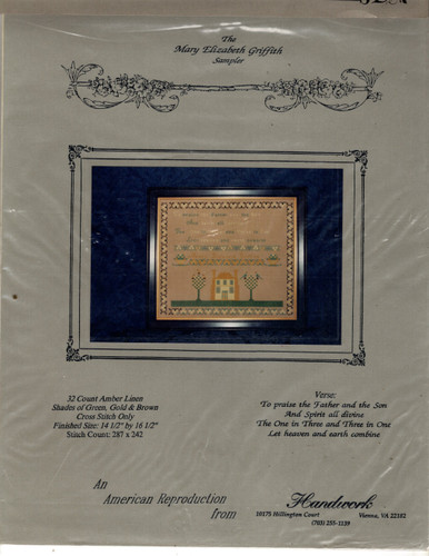 The Handwork Sampler Collection THE MARY ELIZABETH GRIFFITH SAMPLER