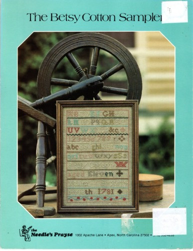 The Needle's Prayse THE BETSY COTTON SAMPLER