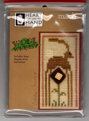 Heart in Hand WOOL WHIMSY March Bunny Kit