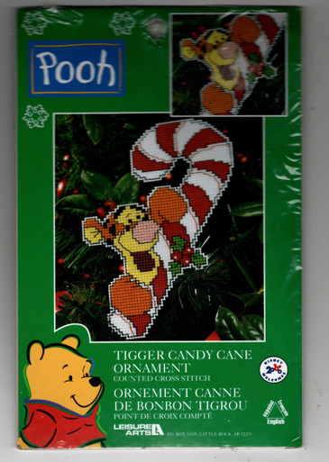 Leisure Arts TIGGER CANDY CANE ORNAMENT Kit