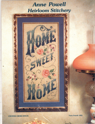 Anne Powell Heirloom Stitchery HOME SWEET HOME (long style)