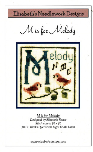 Elizabeth's Designs M is for MELODY Alphabet Series