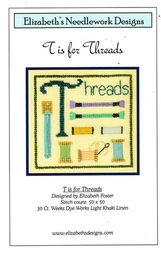 Elizabeth's Designs T is for THREADS Alphabet Series