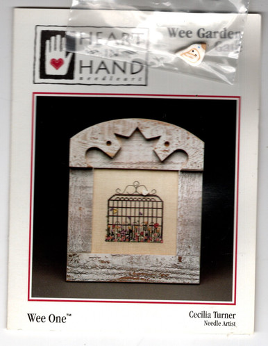 Heart in Hand WEE GARDEN GATE Wee One with button