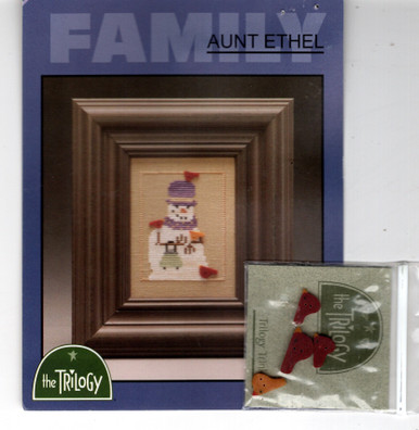 The Trilogy AUNT ETHEL A Trilogy Token with button pack