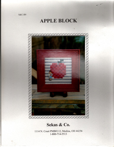 Sekas & Co APPLE BLOCK with embellishment pack