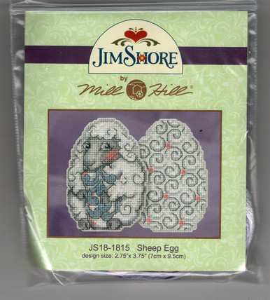 Mill Hill SHEEP EGG Jim Shore Kit