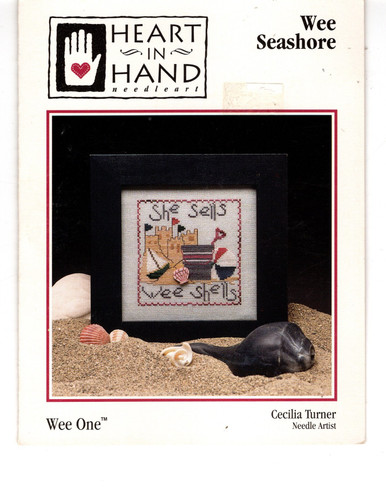 Heart in Hand WEE SEASHORE Wee One with button