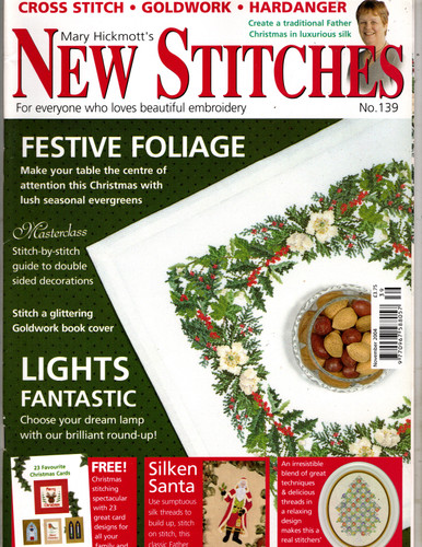Mary Hickmott's NEW STITCHES Magazine No. 139 Favourite Christmas Card