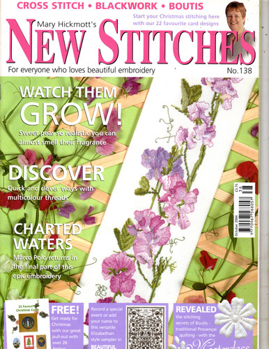 Mary Hickmott's NEW STITCHES Magazine No. 138 Favourite Christmas Card