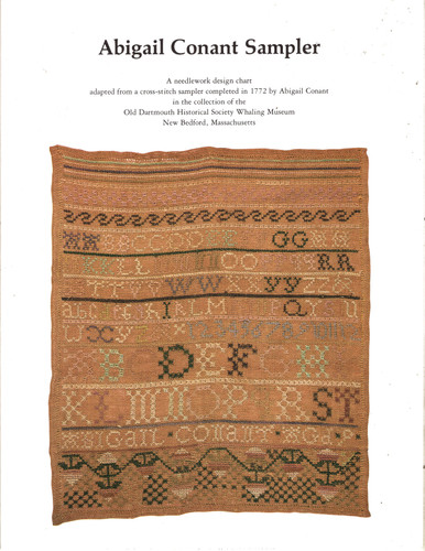 Old Dartmouth Historical Society ABIGAIL CONANT SAMPLER
