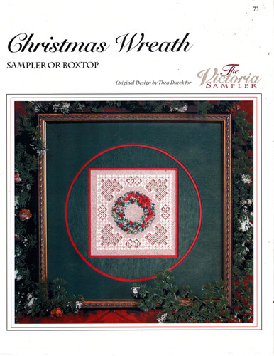 The Victoria Sampler CHRISTMAS WREATH Thea Dueck
