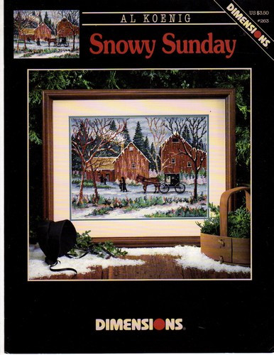 Dimensions SNOWY SUNDAY Al Koenig