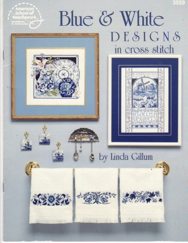 ASN BLUE & WHITE DESIGNS in Cross Stitch Linda Gillum