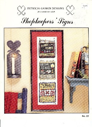Patricia Gaskin Designs SHOPKEEPERS SIGNS
