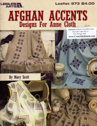 Leisure Arts AFGHAN ACCENTS FOR ANNE CLOTH
