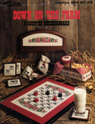 Leisure Arts DOWN ON THE FARM A Country Checkerboard